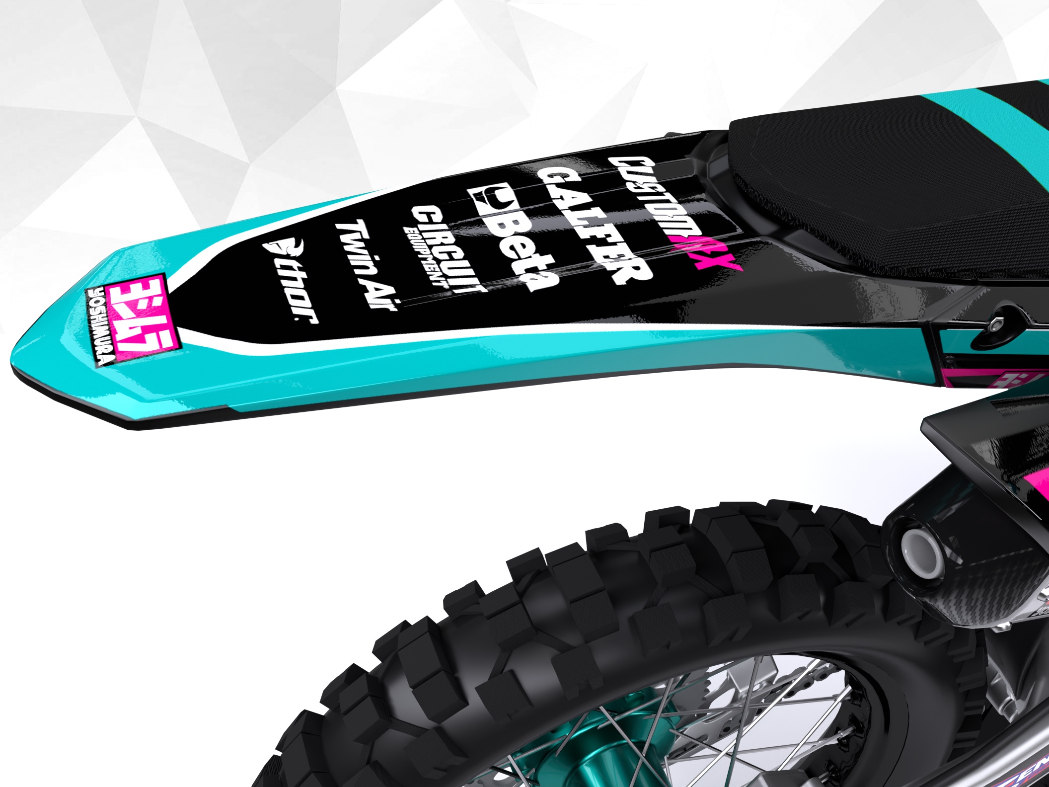 LightningMGTL Series – Honda CR / CRF Graphics Kit – Custom MX – The ...