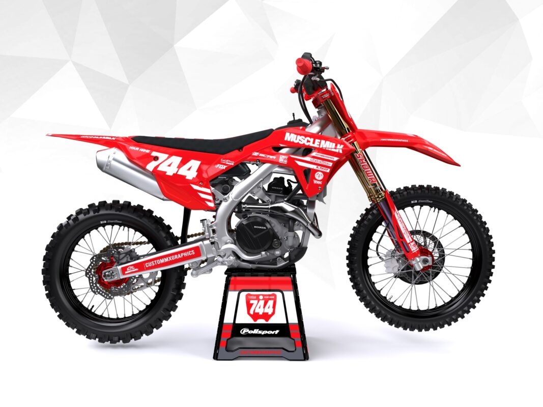 WFO(RD) Series – Honda CR / CRF Graphics Kit – Custom MX – The Home Of ...