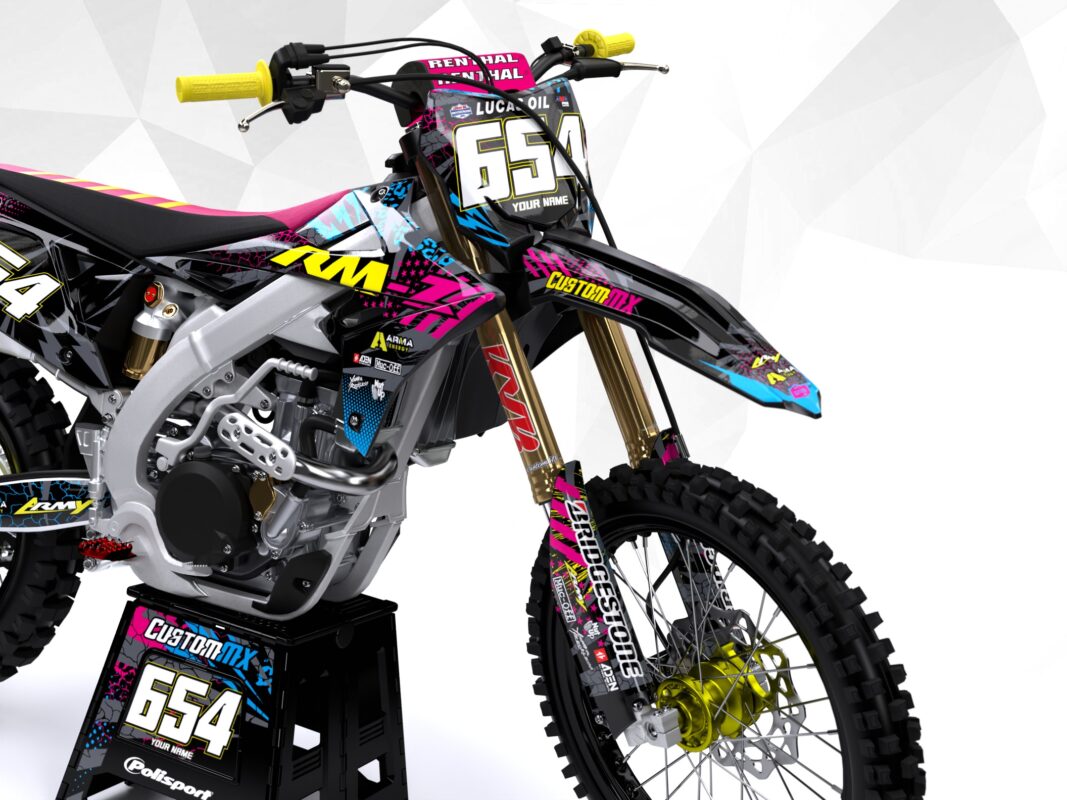 Blok Series – Suzuki RM / RMZ Graphics Kit – Custom MX – The Home Of ...