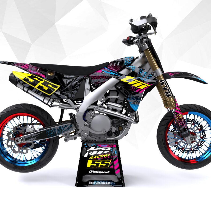ThrowbackMG Series – Suzuki RM / RMZ Graphics Kit – Custom MX – The ...