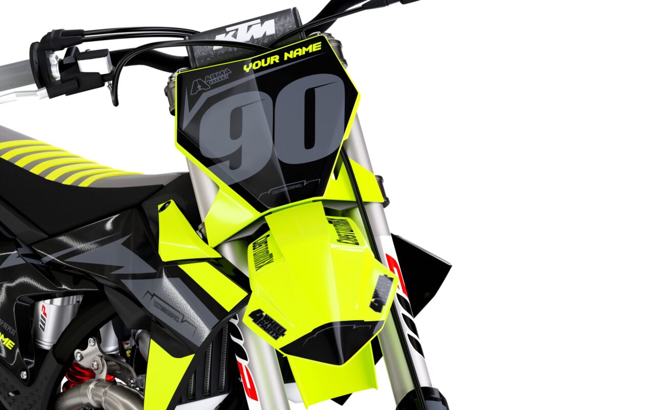 Tech Fluoro- KTM SX/SXF/EXC/EXC-F Graphics Kit – Custom MX – The Home ...