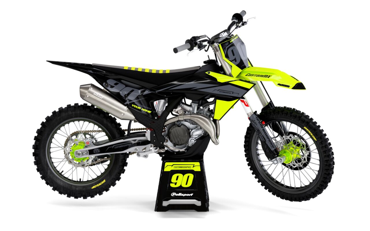 Tech Fluoro- KTM SX/SXF/EXC/EXC-F Graphics Kit – Custom MX – The Home ...