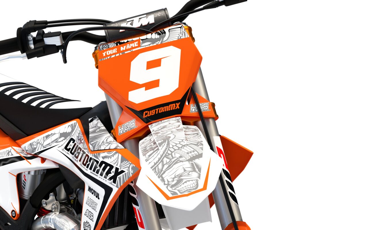 Tattoo – KTM SX/SXF/EXC/EXC-F Graphics Kit – Custom MX – The Home Of Semi-Custom Graphics