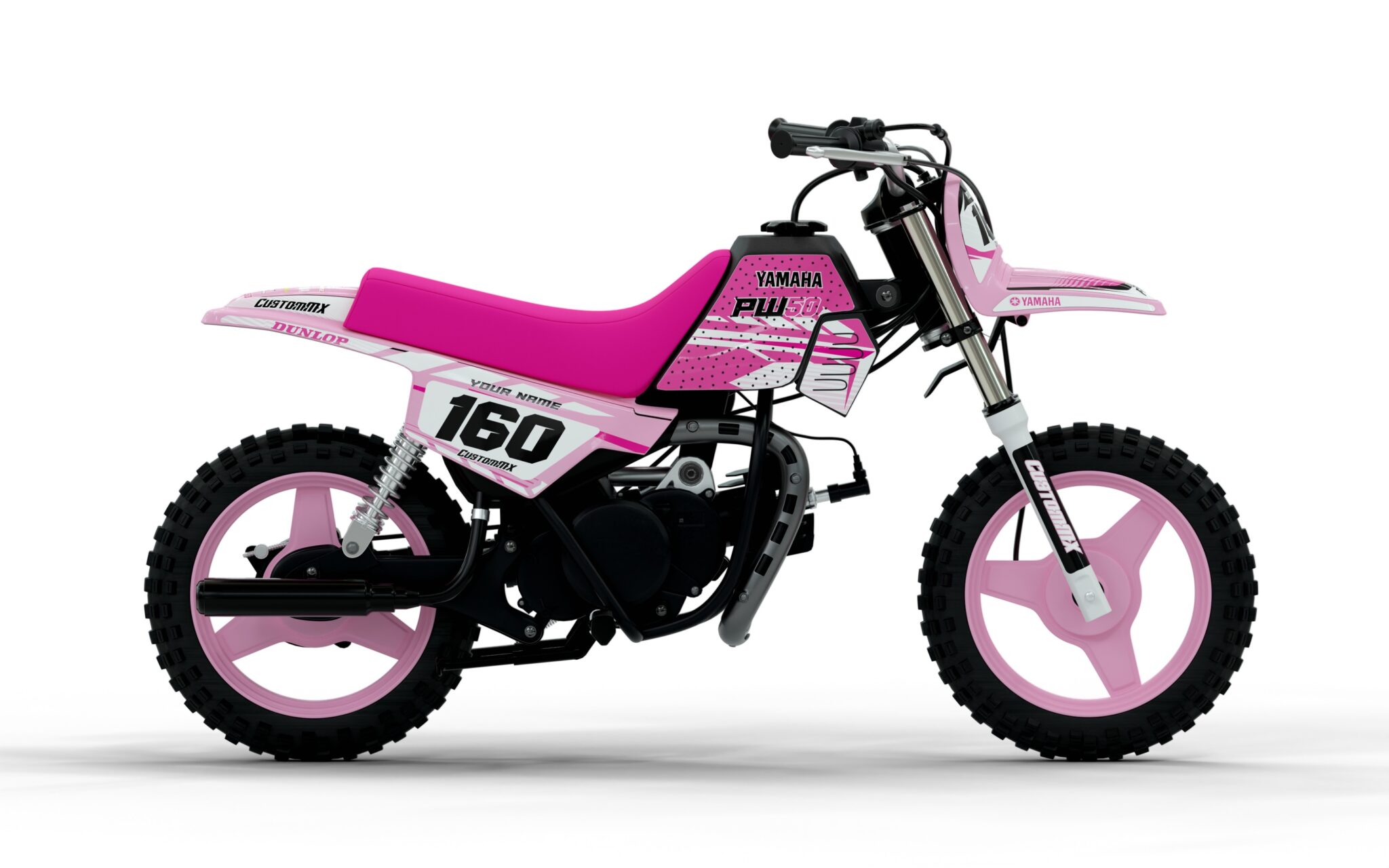 Factory Pink – PW50 GRAPHIC KIT 1981-2023 PEEWEE PW 50 GRAPHICS DECAL ...