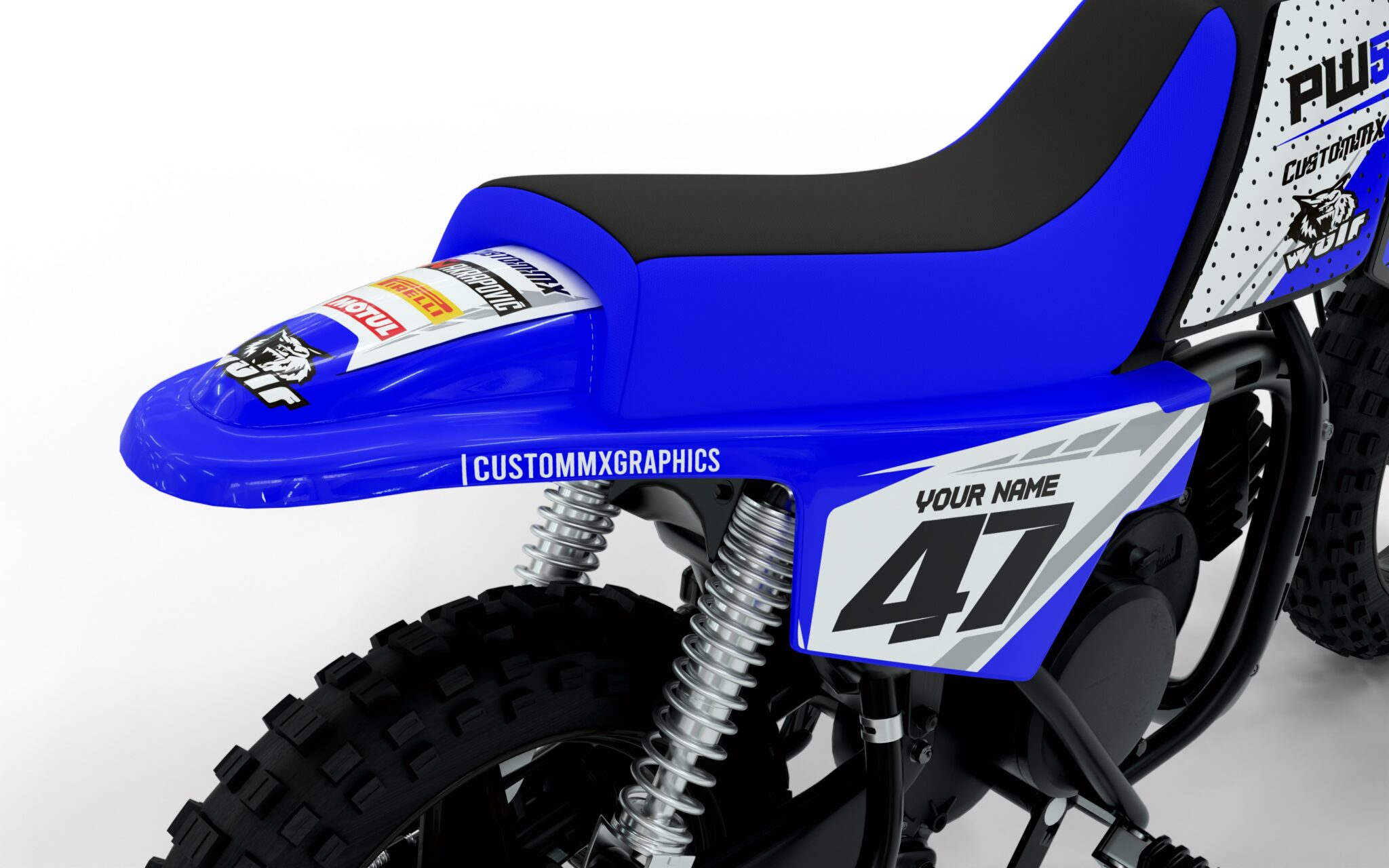 Split – PW50 GRAPHIC KIT 1981-2023 PEEWEE PW 50 GRAPHICS DECAL KIT ...