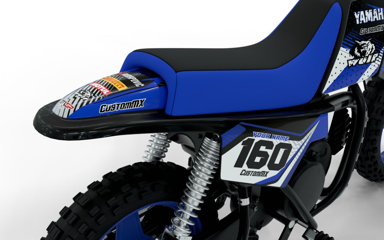 WulfBlue- PW50 GRAPHIC KIT 1981-2023 PEEWEE PW 50 GRAPHICS DECAL KIT ...