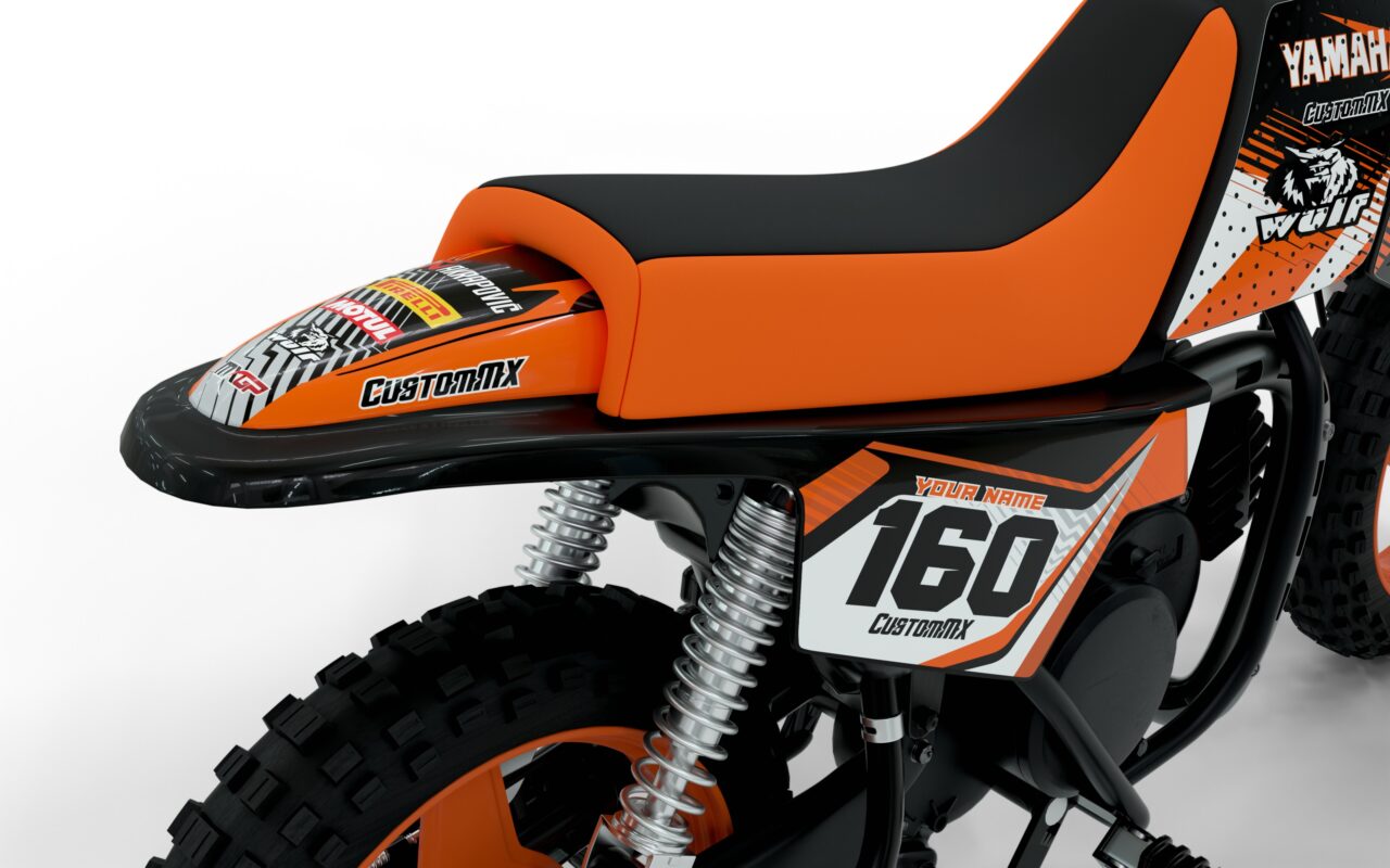 WulfOrange- PW50 GRAPHIC KIT 1981-2023 PEEWEE PW 50 GRAPHICS DECAL KIT ...