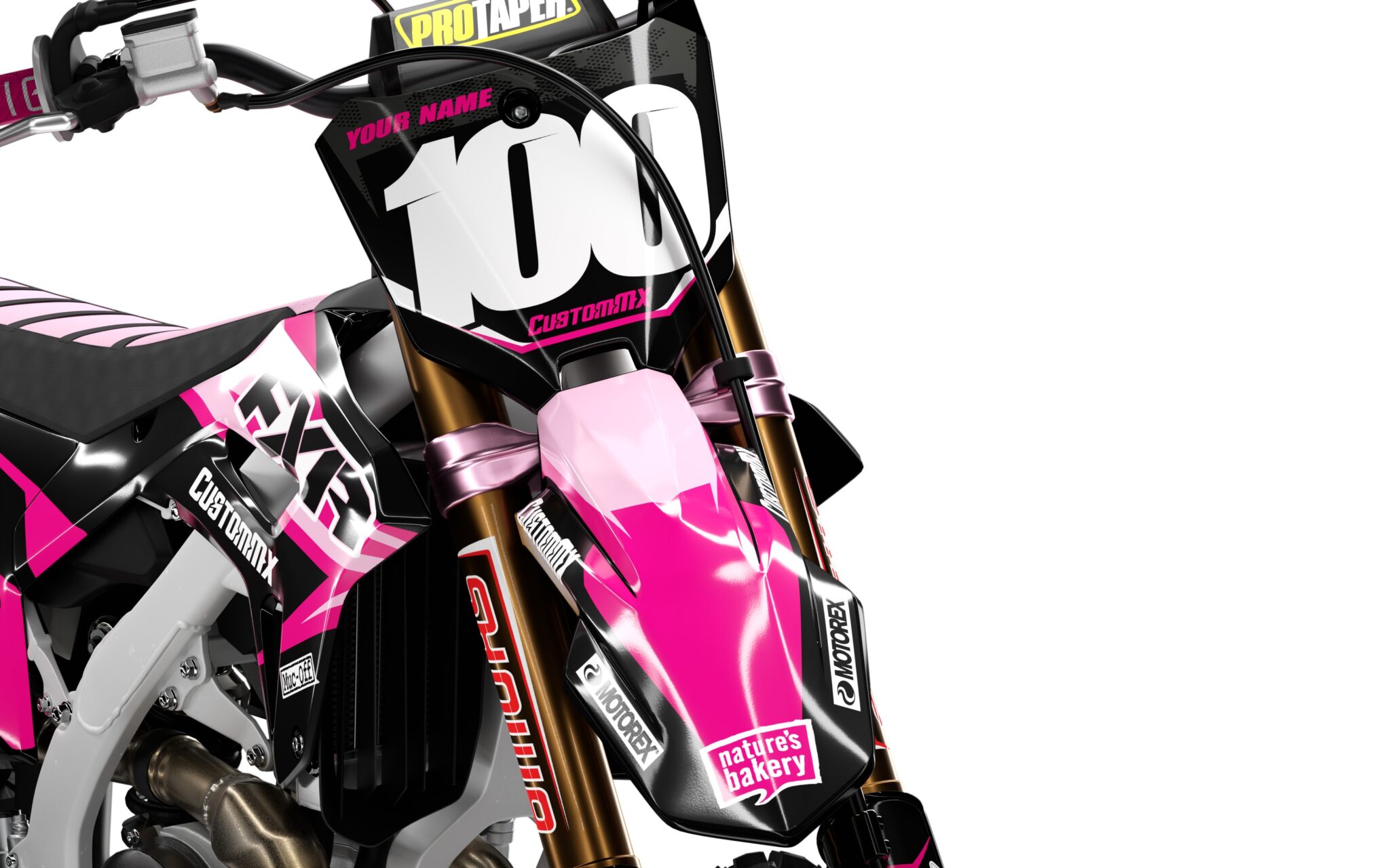Chemical (Pink) Series – Honda CR / CRF Graphics Kit – Custom MX – The ...