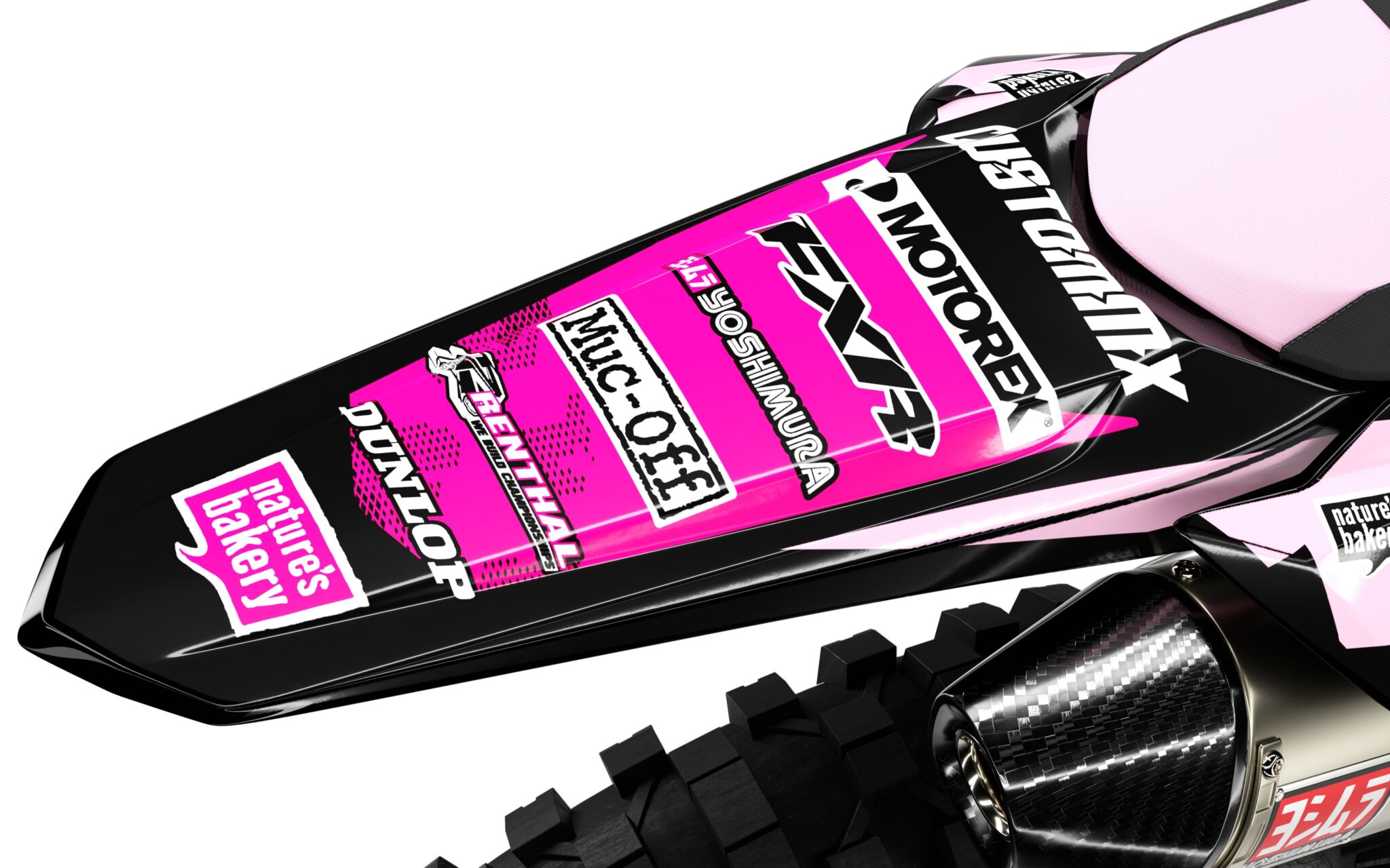 Chemical (Pink) Series – Honda CR / CRF Graphics Kit – Custom MX – The ...