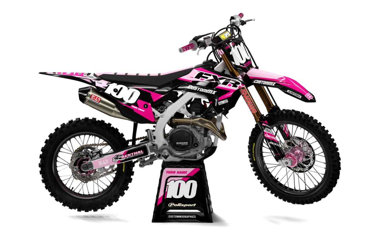 Chemical (Pink) Series – Honda CR / CRF Graphics Kit – Custom MX – The ...